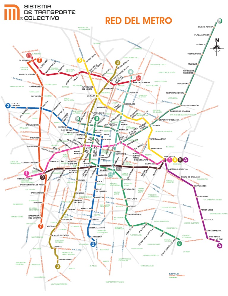 Red del Metro CDMX: Guía Actualizada | PDF