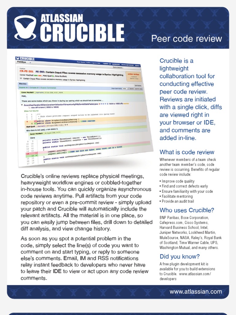 Crucible Product Overview | PDF | Integrated Development Environment ...