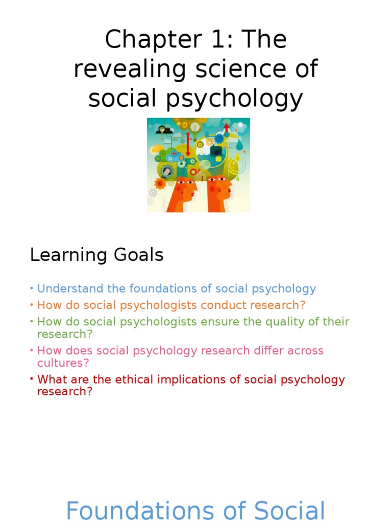 Chapter 1: The Revealing Science of Social Psychology | PDF ...