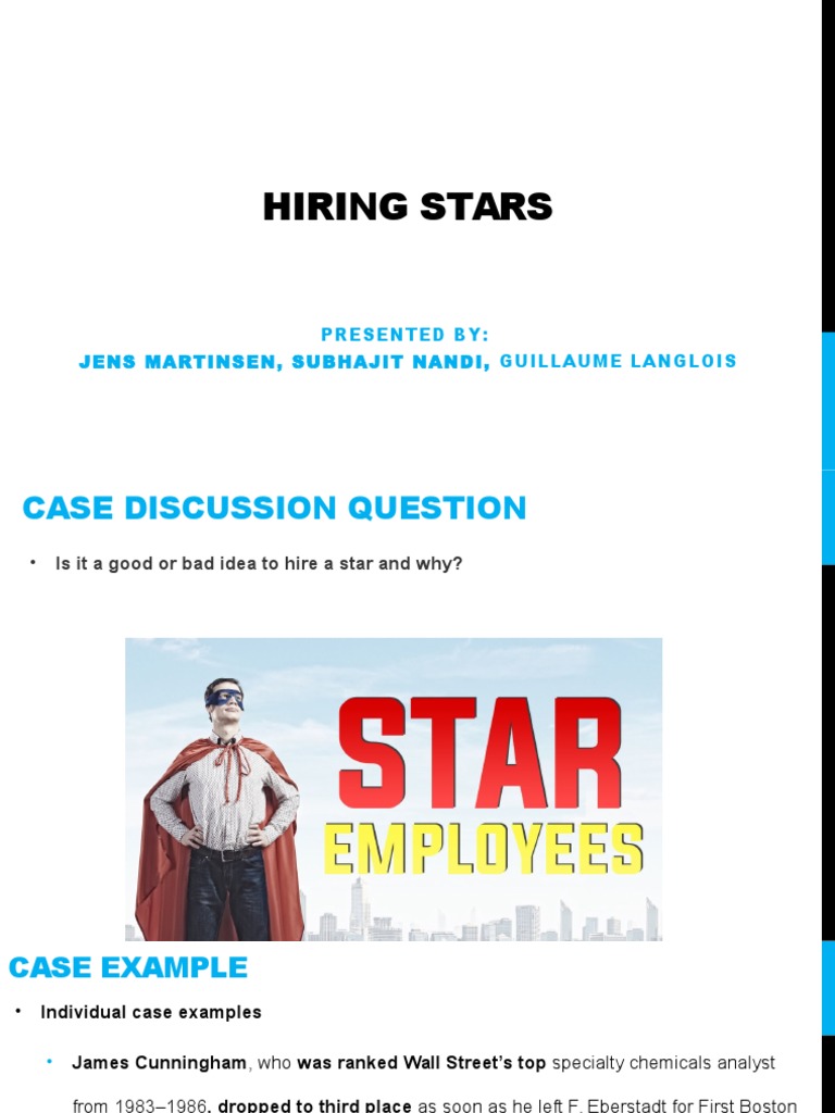 The Risks of Hiring Star Analysts | PDF | Investment Banking ...