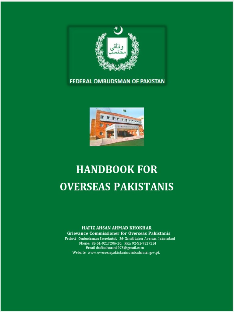 Handbook | PDF | Pakistan | Government