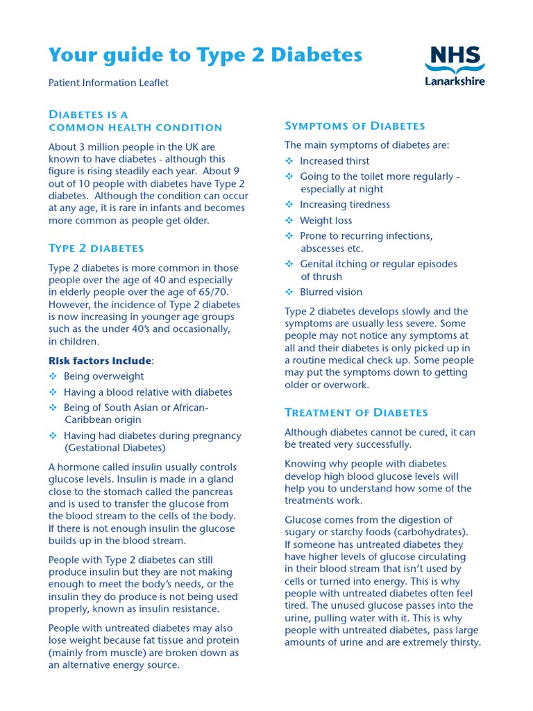 Your Guide To Type 2 Diabetes | PDF