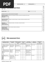 Completed Iosh Risk Assessment Form