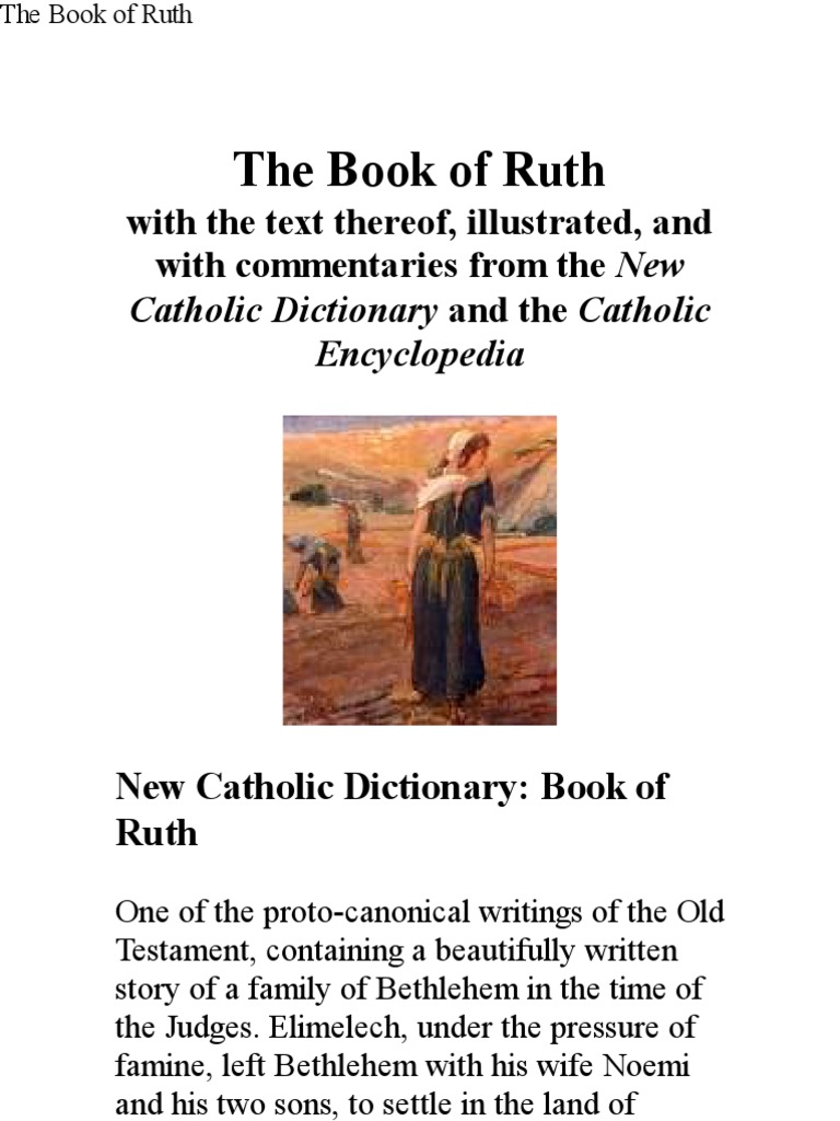 Book of Ruth With Commentaries | Book Of Ruth | Ruth (Biblical Figure ...