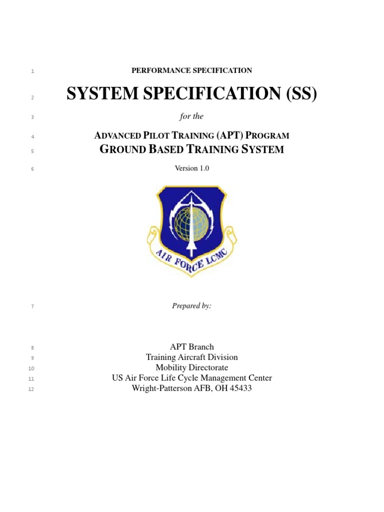 Ground Based Training System | PDF | Air Traffic Control | Trainer ...