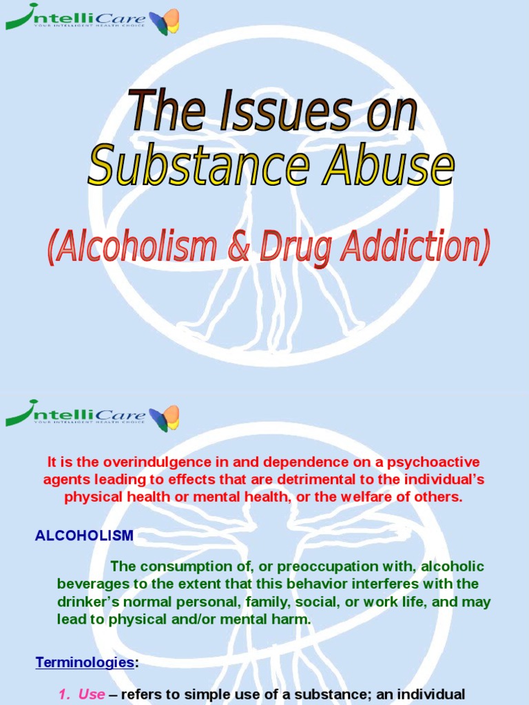 Substance Abuse (Alcoholism & Drug Addiction) | PDF | Alcoholism ...