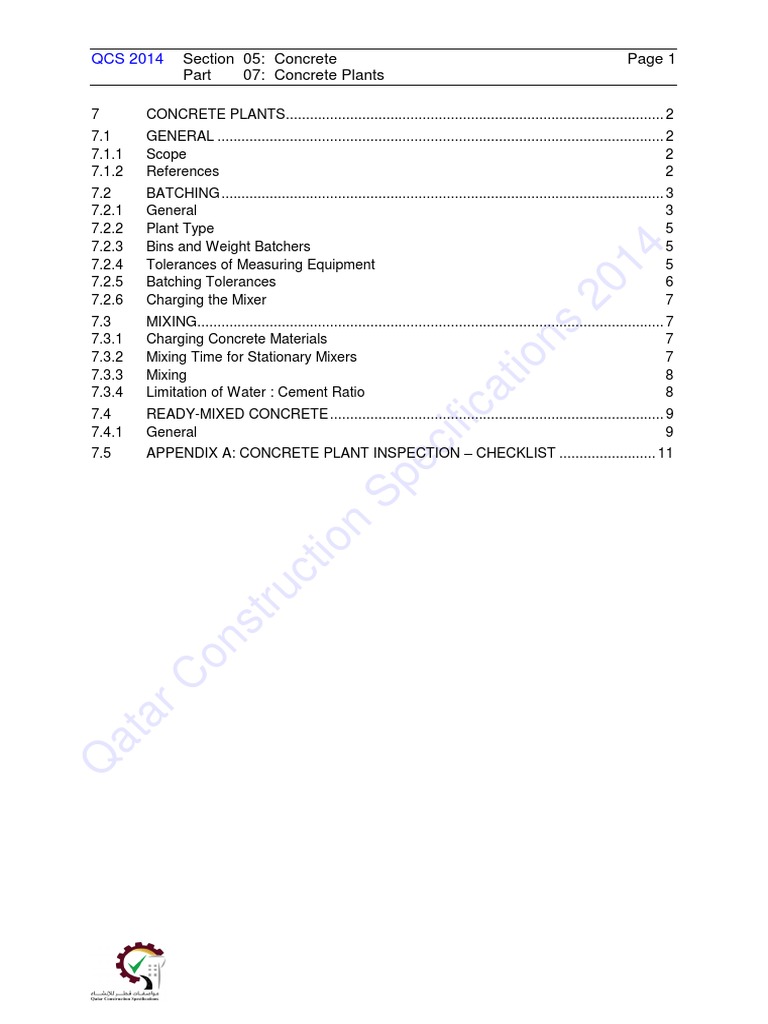 05-6 QCS 2014 | PDF | Concrete | Building Engineering