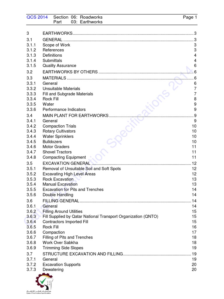 06-2 QCS 2014 | PDF | Road | Soil