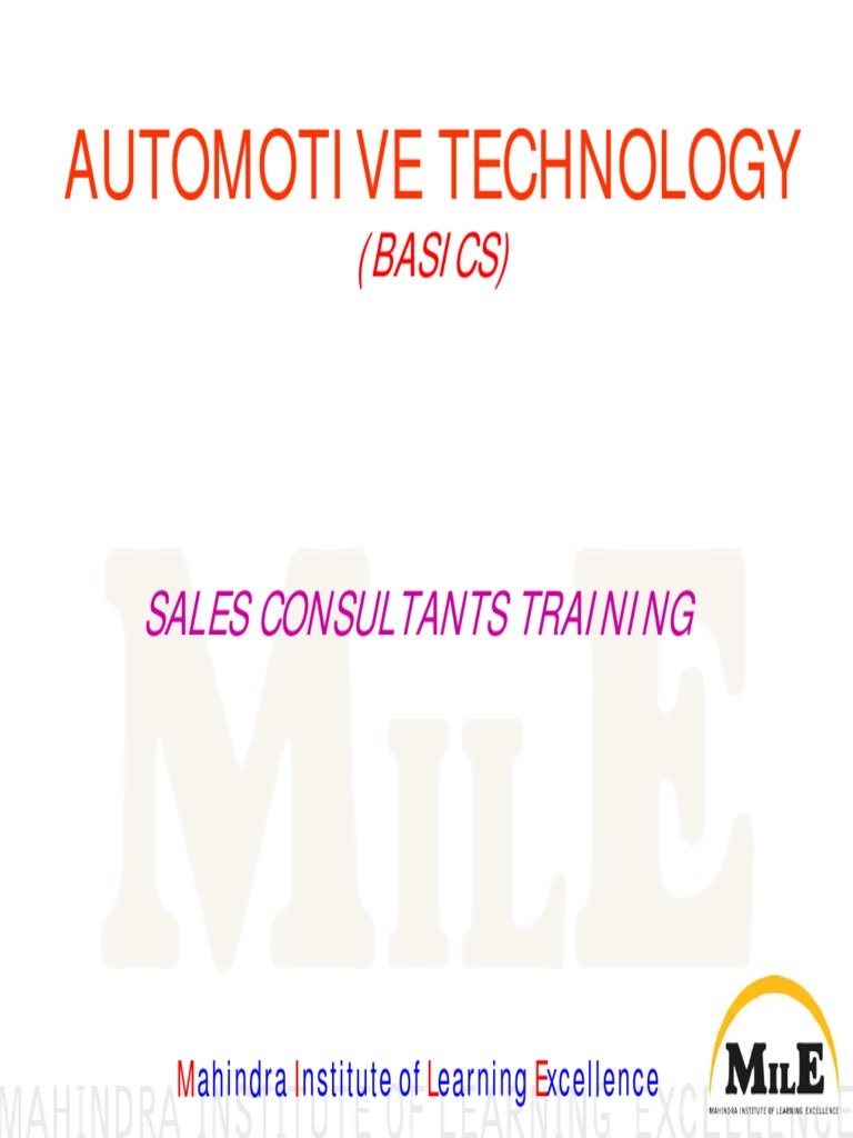 Basics of Automobile PDF | PDF | Business