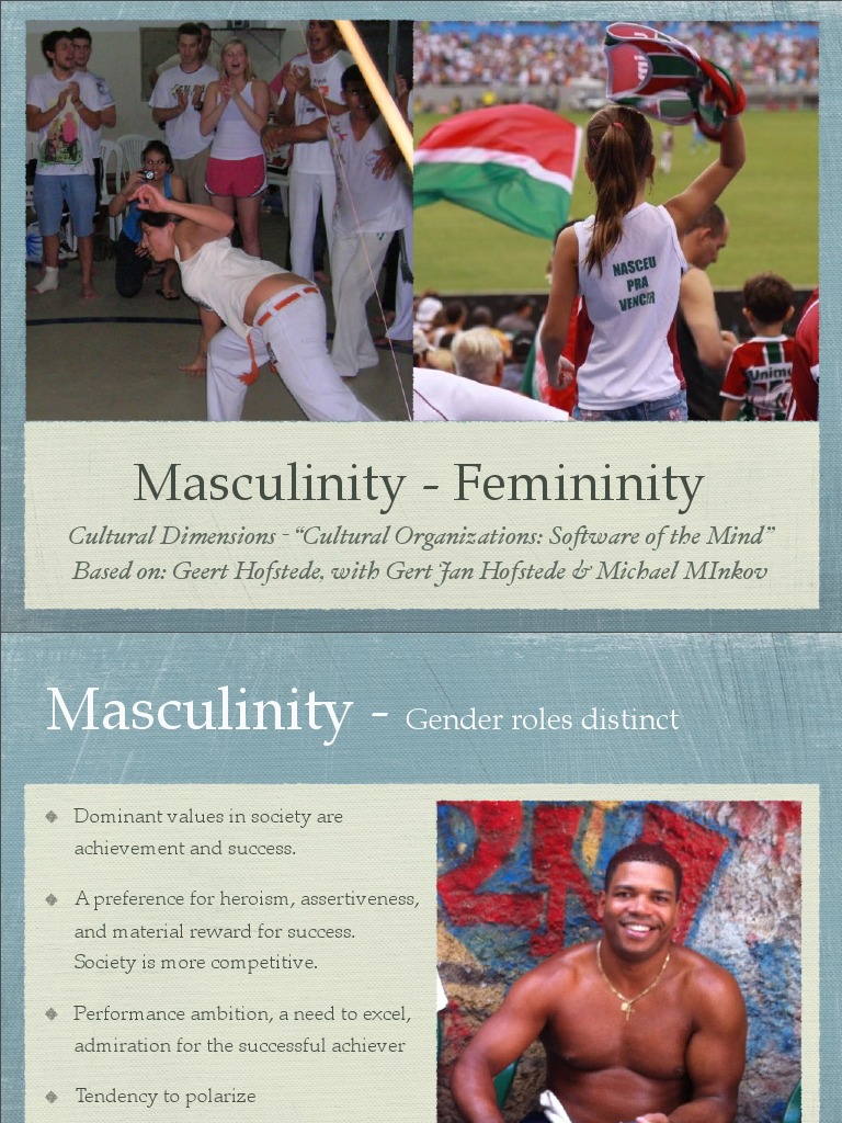 Masculinity - Femininity: Cultural Dimensions Analysis | PDF ...