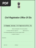 BI-130 Marriage Certificate | PDF