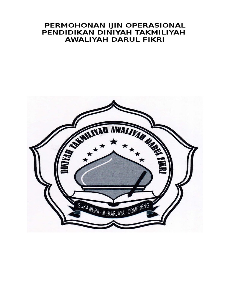 Proposal Darul Fikri | PDF