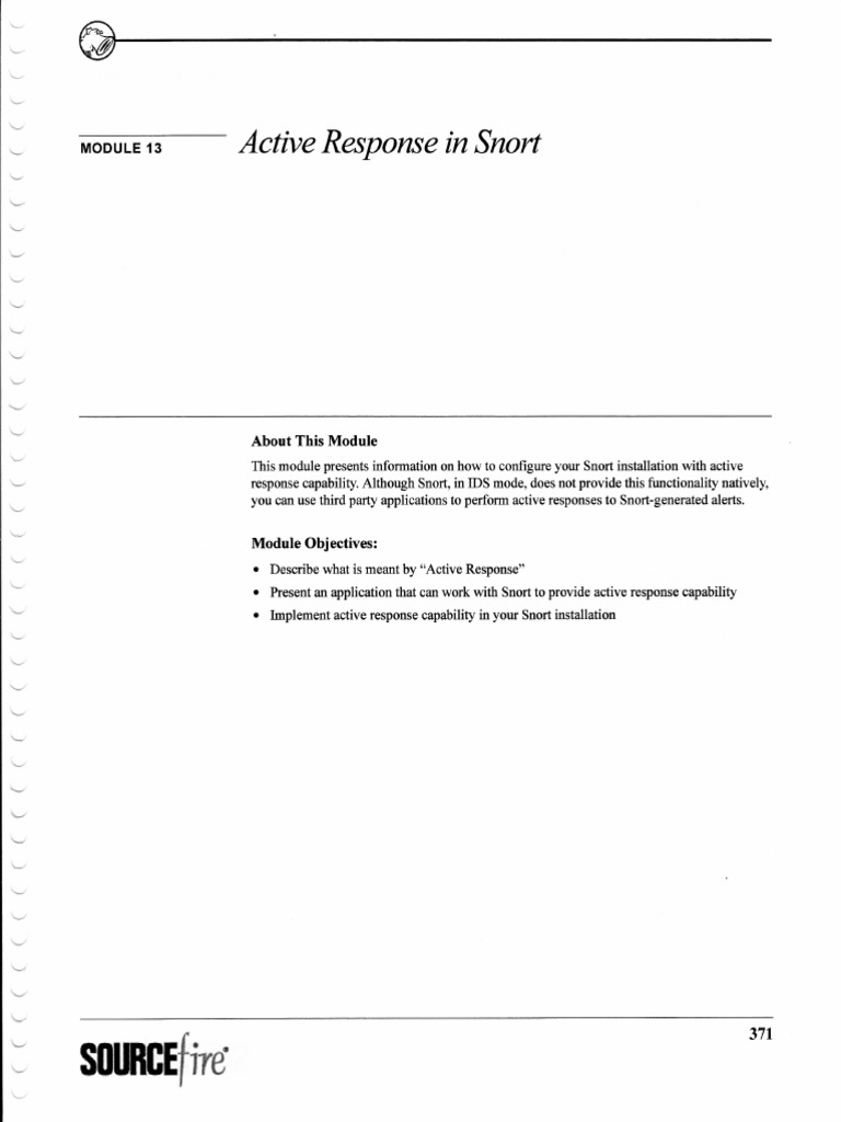 SnortCP - 13 - Active Response in Snort | PDF | Command Line Interface | Email