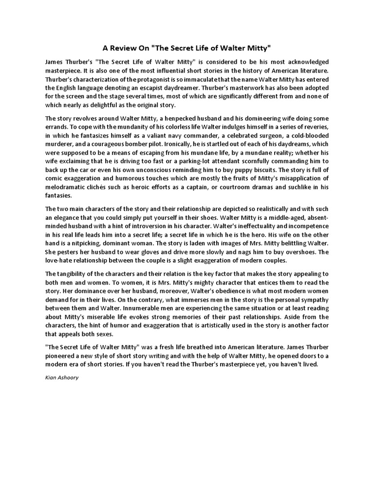 A Review On The Secret Life of Walter Mitty.pdf