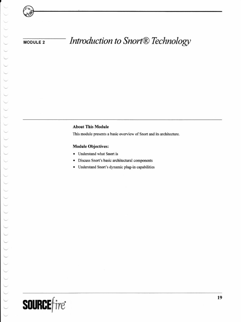 SnortCP - 02 - Introduction to Snort Technology | Transmission Control ...