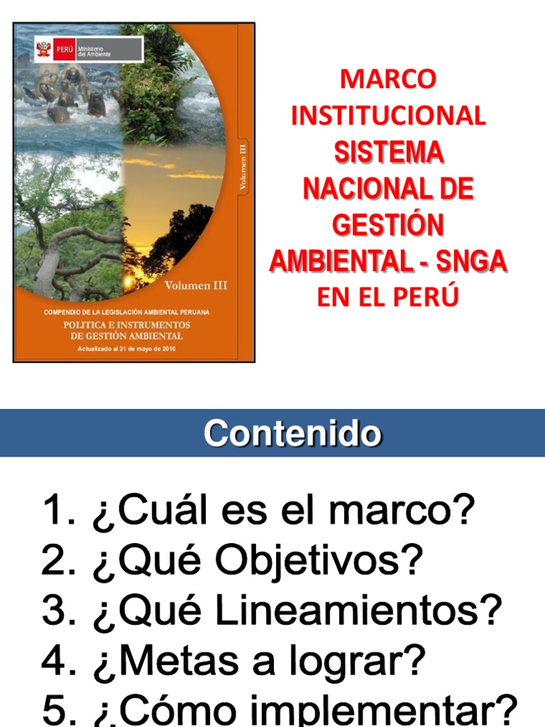 Snga - Peru | PDF | Entorno natural | Gobierno