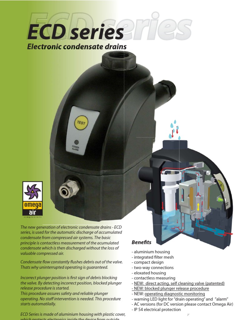 ECD - Electronic Condensait Drain - Omega Air D.O.O. Ljubljana | PDF ...