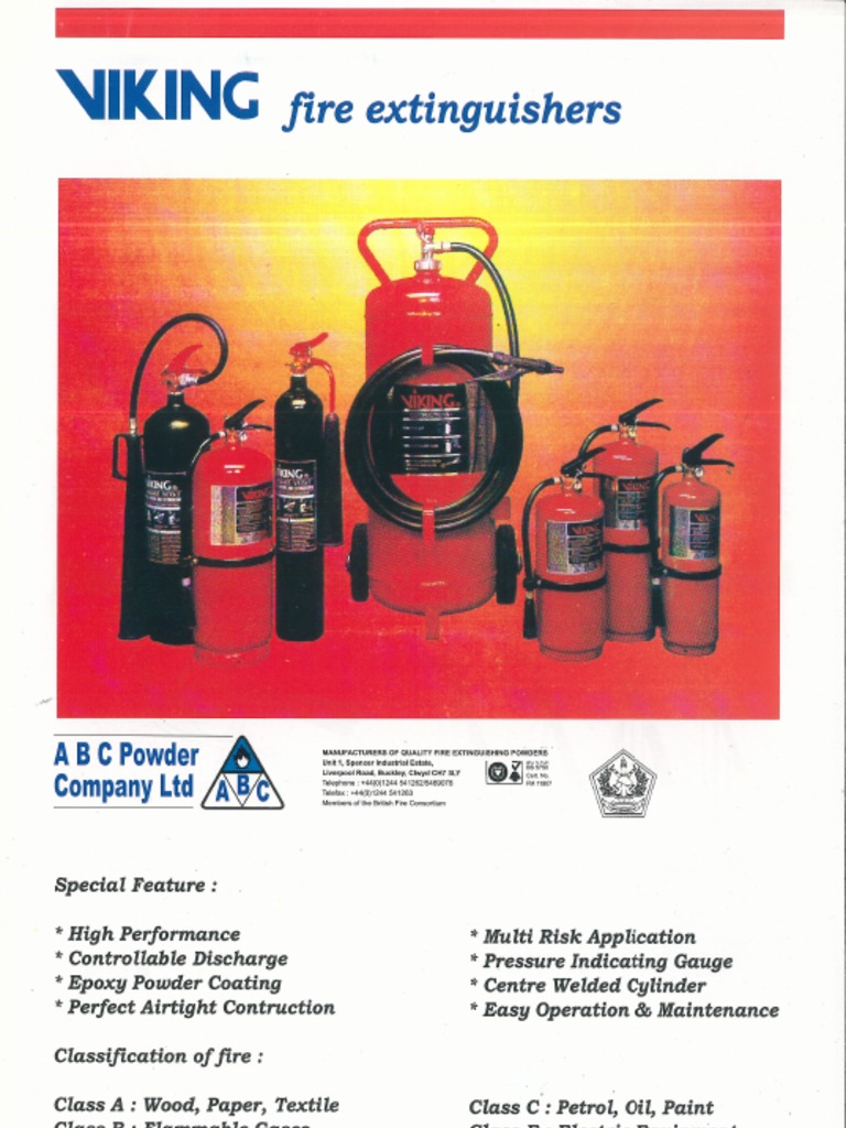 Brosur Viking Fire Extinguisher | PDF