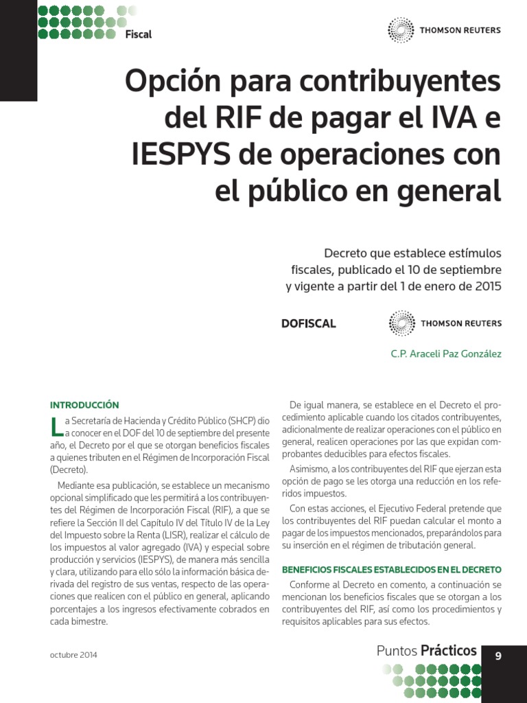 Caso Practico RIF PDF | PDF | Impuesto al valor agregado | Impuestos