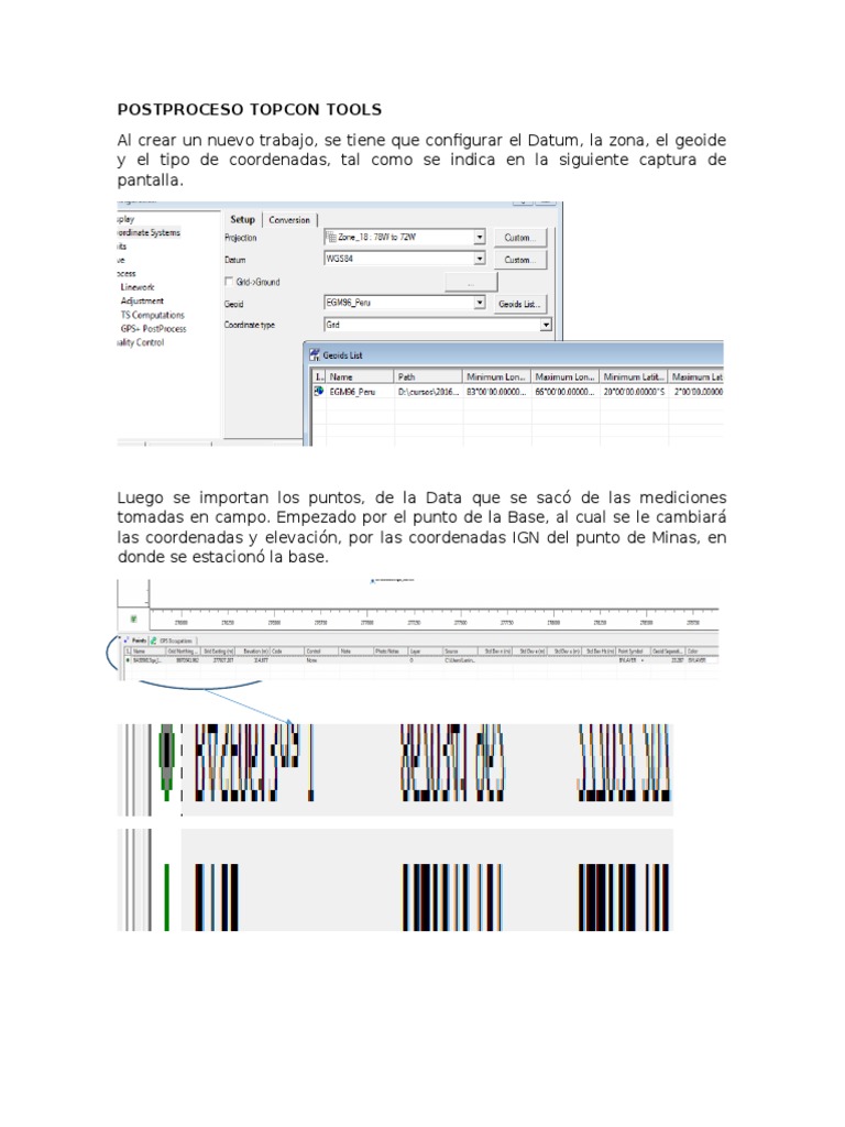 PostProceso Con Topcon Tools | PDF