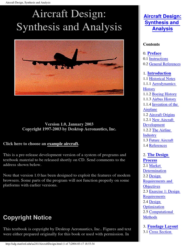 Aircraft Design | PDF | Airbus | Drag (Physics)