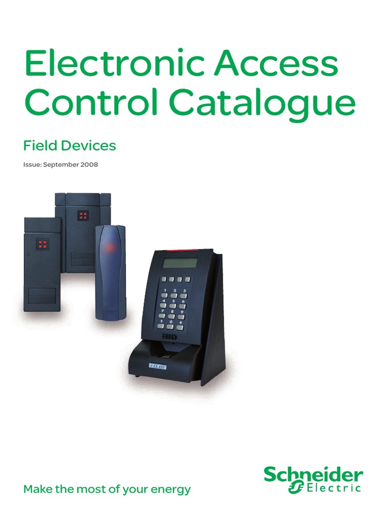 Electronic Access Control Cat SCHNEIDER PDF | PDF | Computers