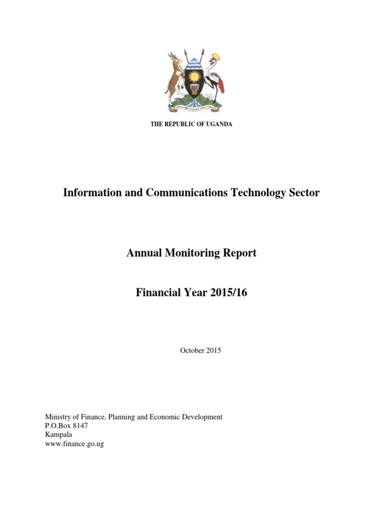 ICT Sector - Annual Monitoring Report .pdf | E Government | Information ...