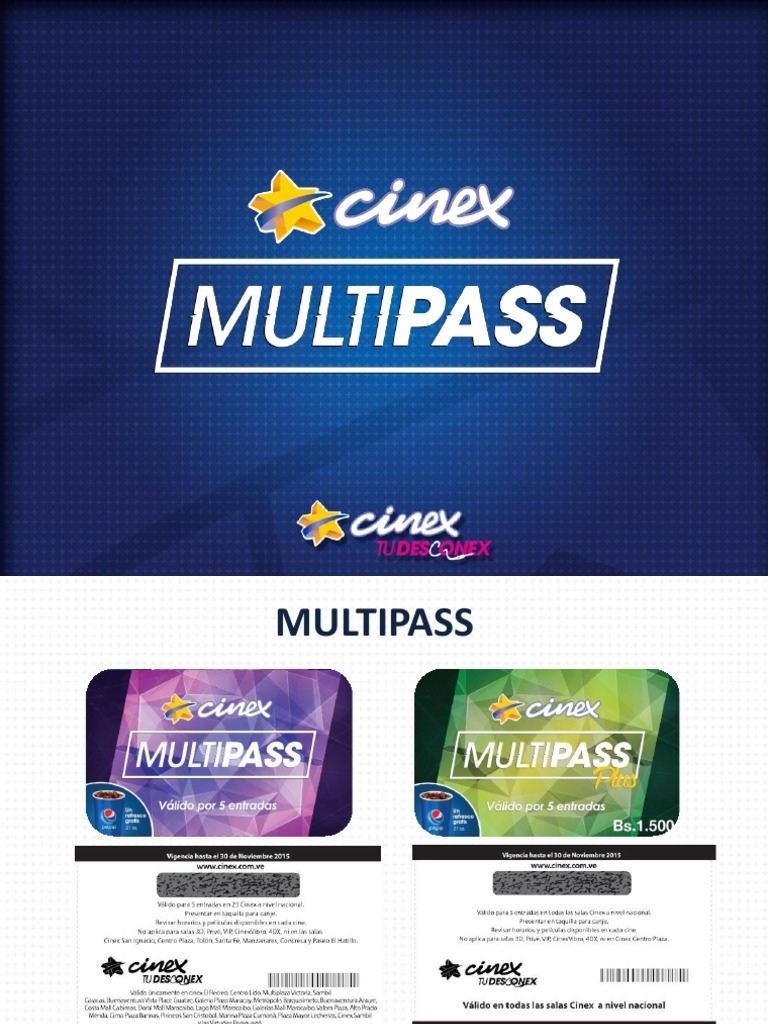 Cinex Multipass | PDF | Empresas de servicios | Venezuela