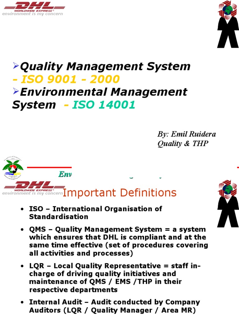 QMS EMS Training | Download Free PDF | Waste | Pollution