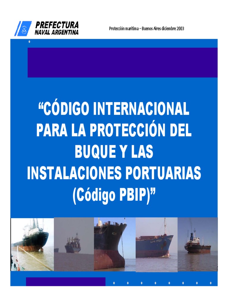 Prefectura Naval Argentina - 5M-Código PBIP PARTE A | PDF | Transporte