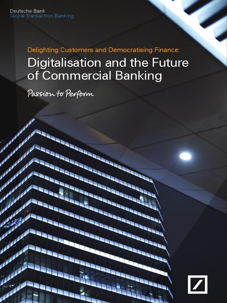 Digitalisation and The Future of Commercial Banking | PDF | Blockchain ...