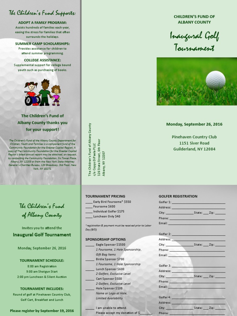 Children's Fund Golf Outing | PDF