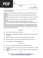 Edco Biology Exam Paper Solutions | PDF | Sex | Atrium (Heart)