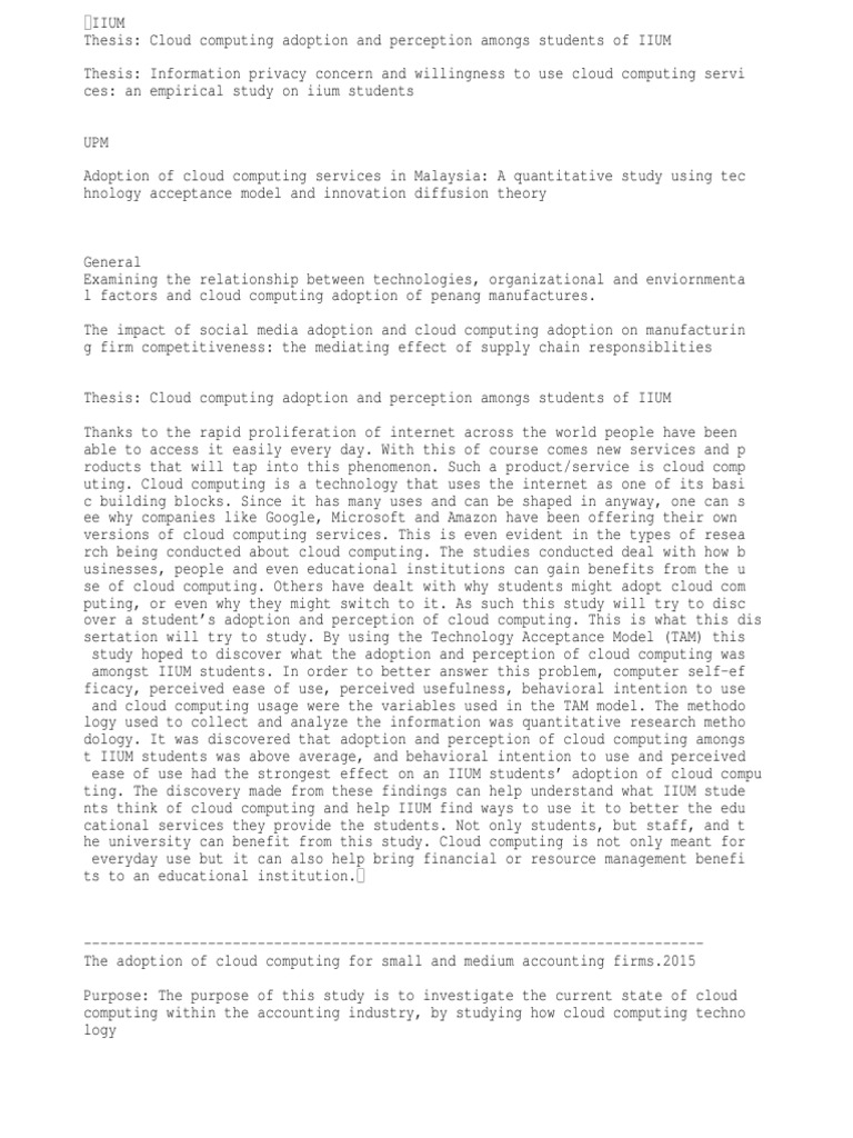 Thesis 3 Pdf Cloud Computing Computing 9989
