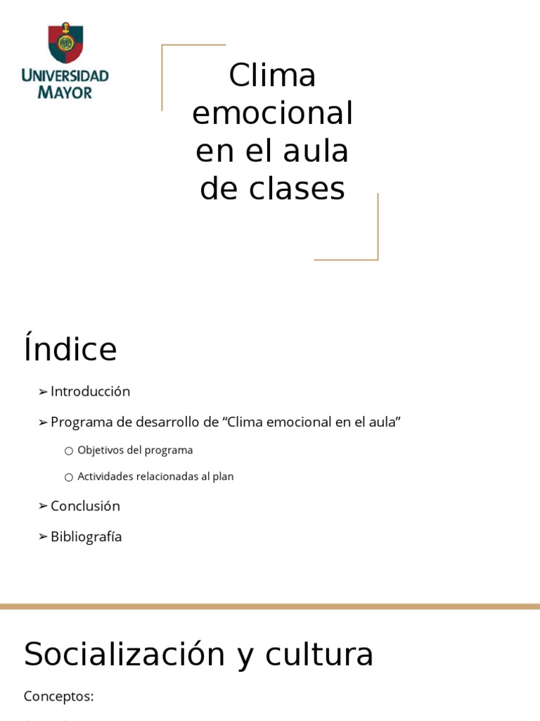 Clima Emocional en el Aula | PDF | Las emociones | Maestros