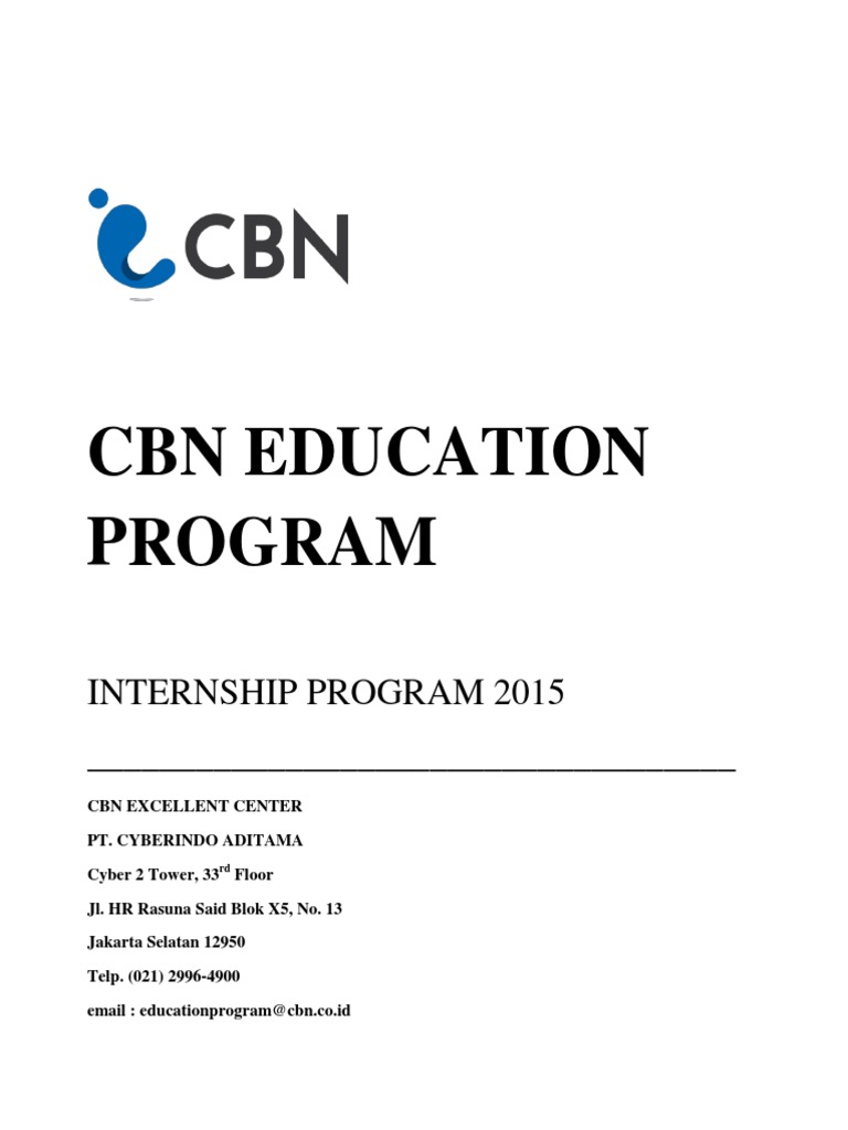 Program Internship CBN untuk Mahasiswa | PDF | Bisnis