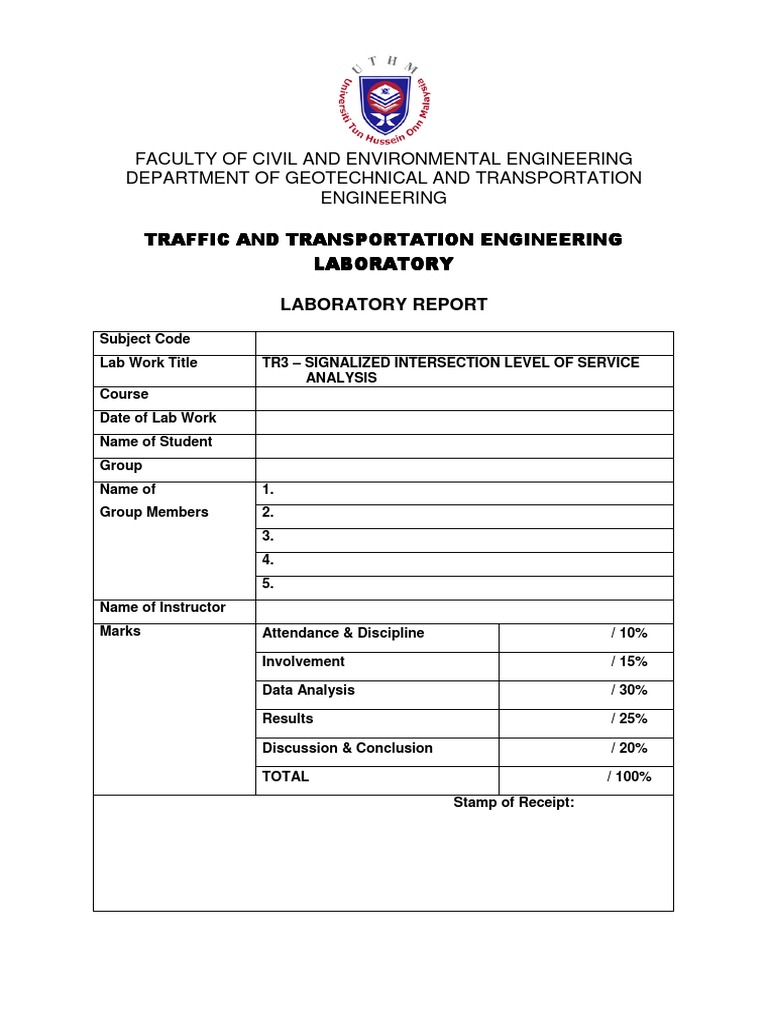 Signalized Intersection LOS Analysis | PDF | Traffic | Traffic Light