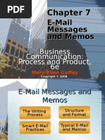 Routine E-Mail Messages and Memos-Ch 8 | PDF | Communication | Email