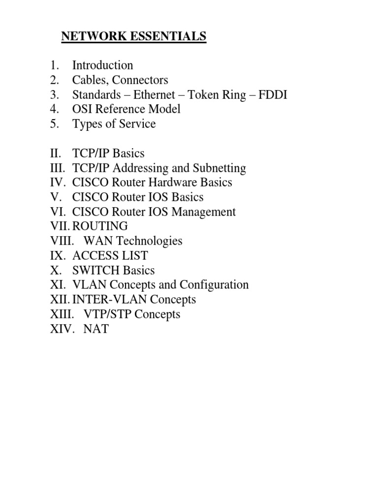 Ccna Notes Full PDF | PDF | Computer Network | Internet Protocol Suite