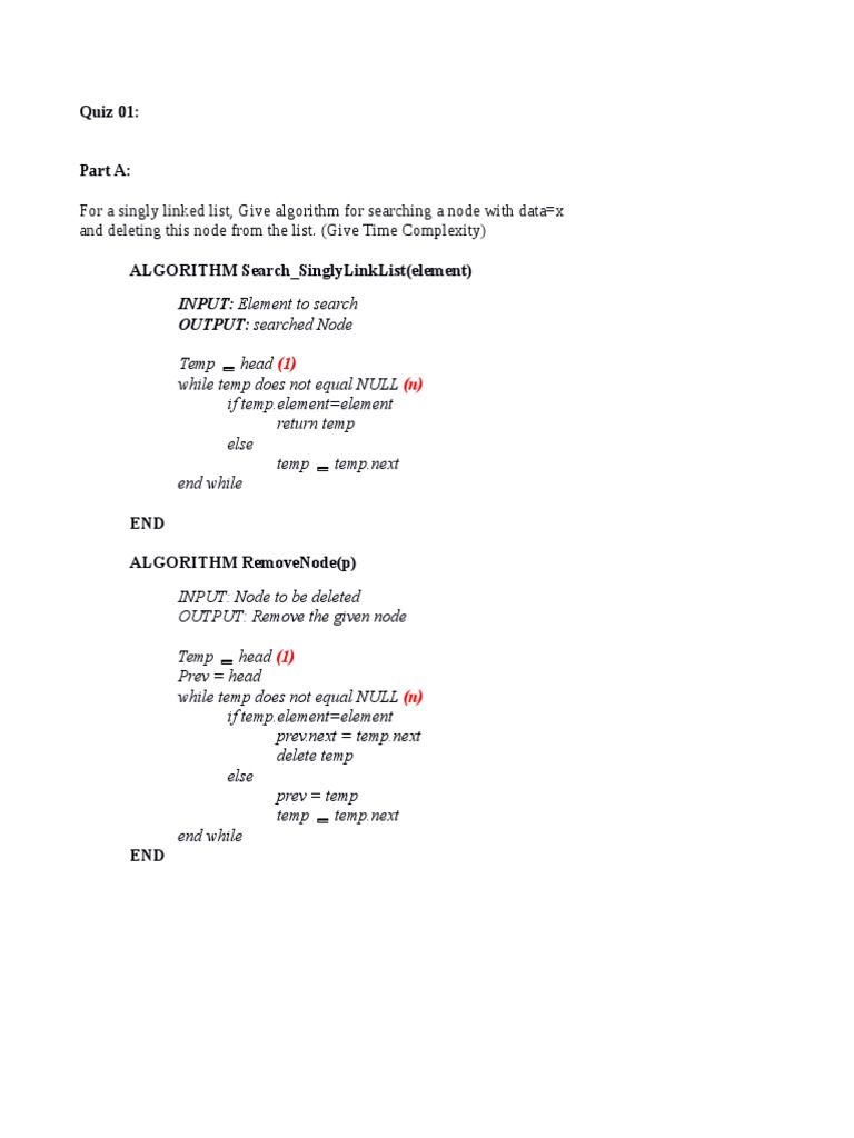 Quiz Solutions | PDF