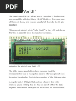 Using 1602 LCD Keypad Shield W Arduino Practical P | PDF