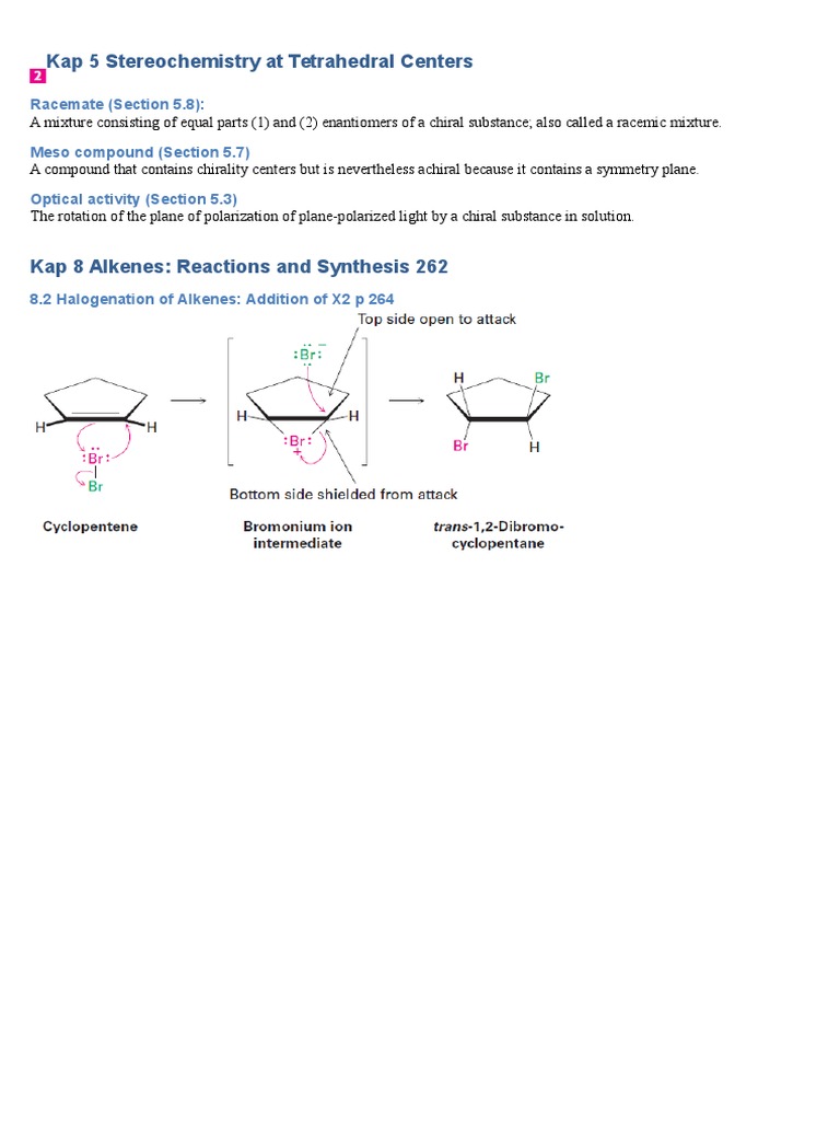 Kap 5 Stereochemistry at Tetrahedral Centers | PDF | Ester | Aldehyde