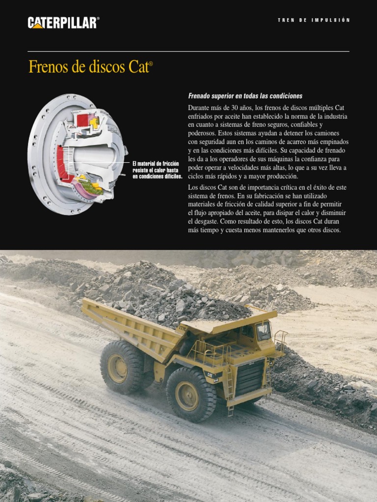 Análisis comparativo de los frenos de discos Cat y otros frenos de imitación | PDF | Ingeniería ...