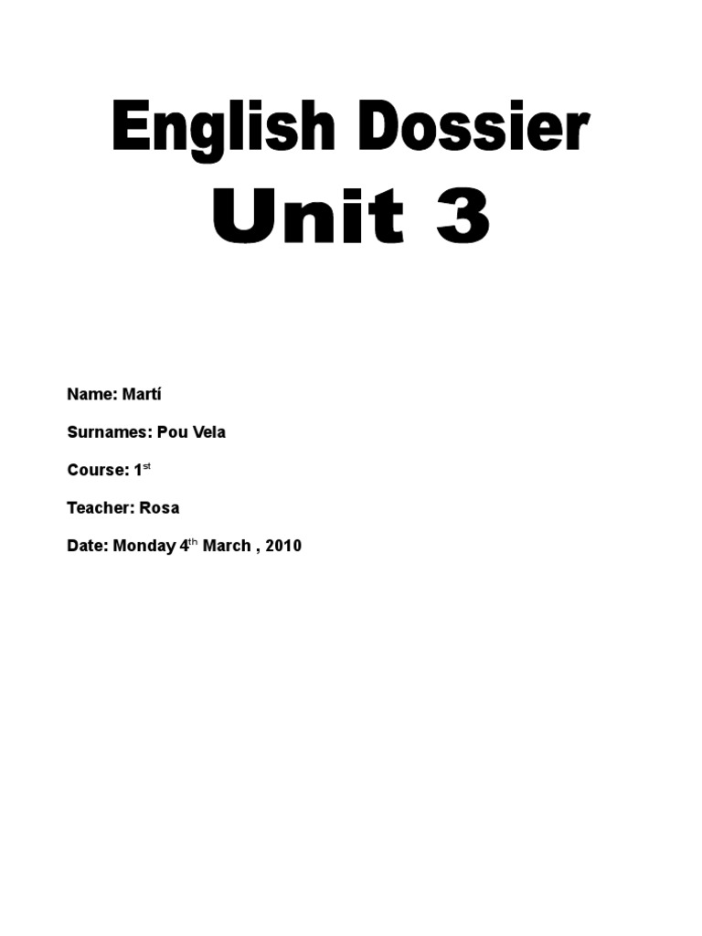 Dossier Unit 6 | PDF | Foods | Cuisine