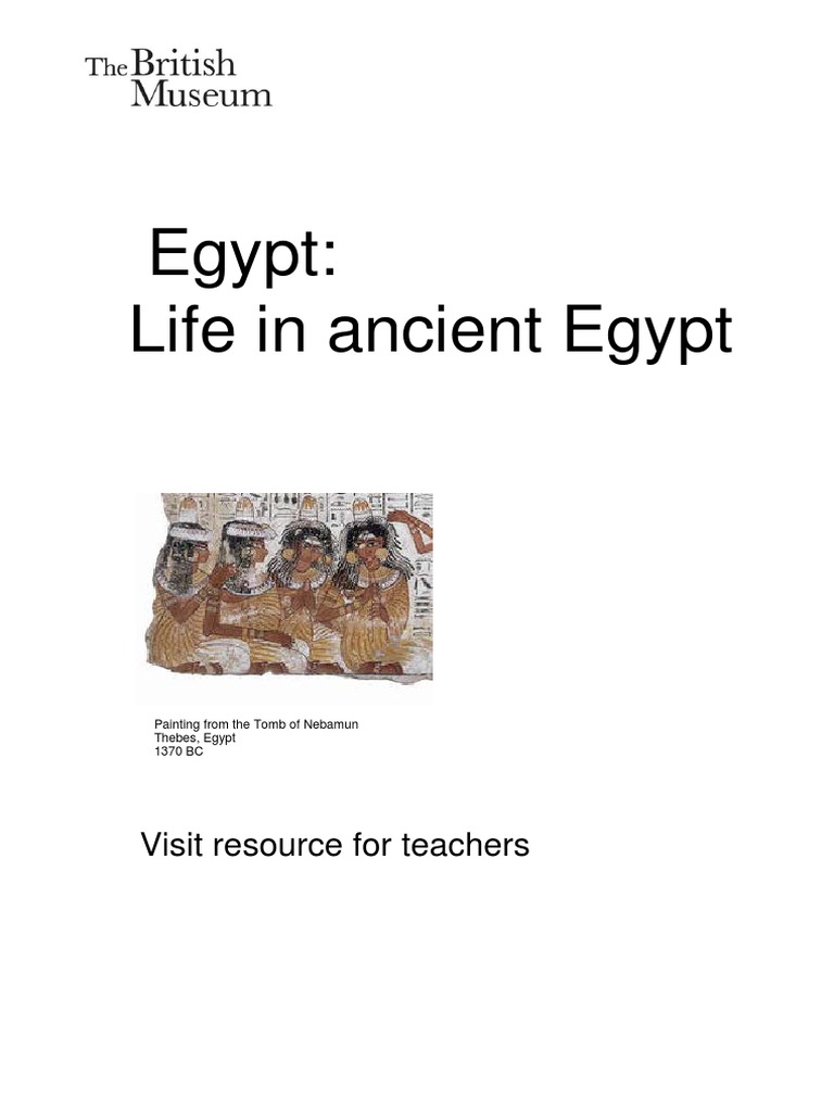 Everyday Life in Ancient Egypt | PDF | British Museum | Ancient Egypt