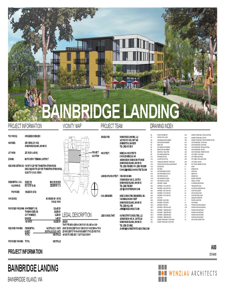 Bainbridge Landing Plans | PDF | Apartment | Buildings And Structures