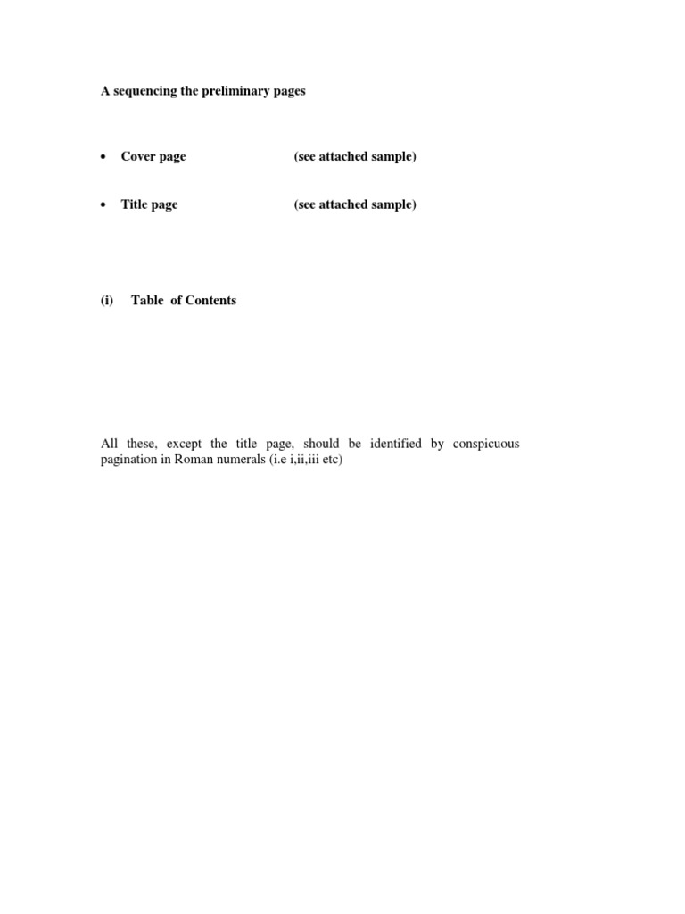 MIS MSE MCA Proposal Format | PDF