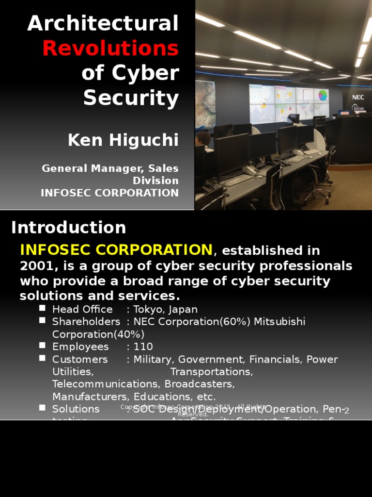 (FINAL) Infosec Presentation - Ken - Higuchi | PDF | Computer Security | Security
