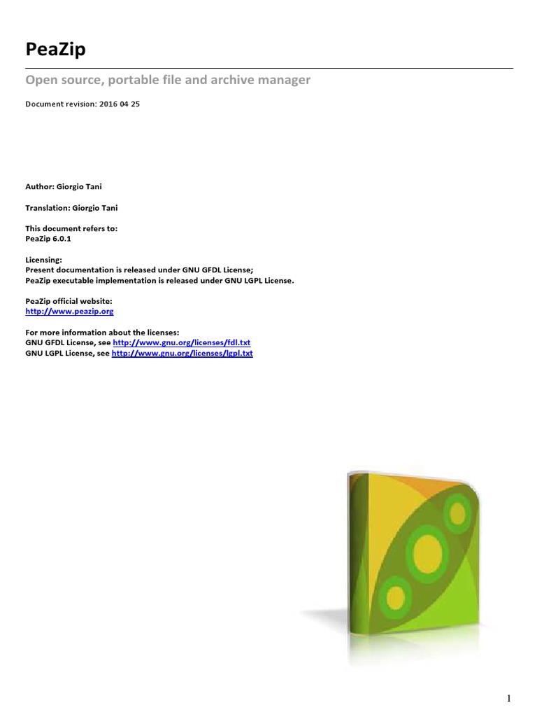 Peazip 2016 Help | Download Free PDF | Computer File | Icon (Computing)