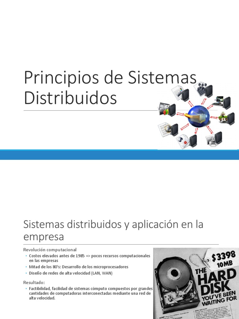 Principios de Sistemas Distribuidos | PDF | Computación distribuída ...